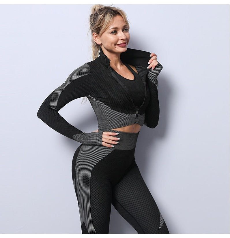 Agility 3 Piece Gym Set | Women's Gym Sets — Flamin' Fitness