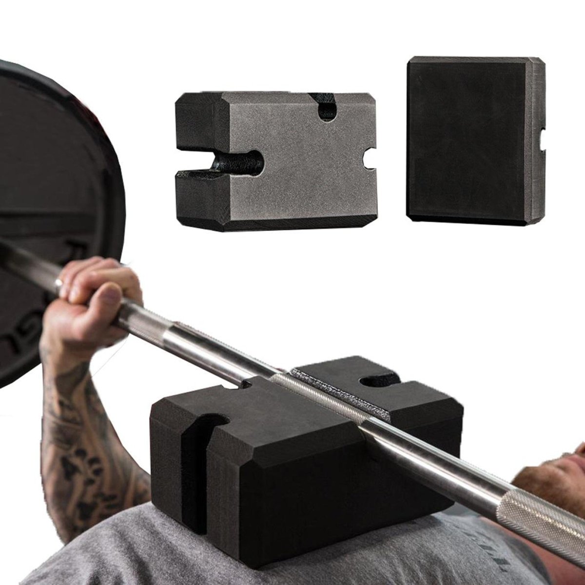 Bench Press Block / Bar Holder | Barbell Pads — Flamin' Fitness