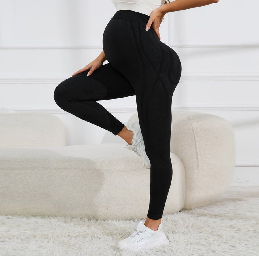 BumpActive Over The Bump Maternity Leggings — Flamin' Fitness