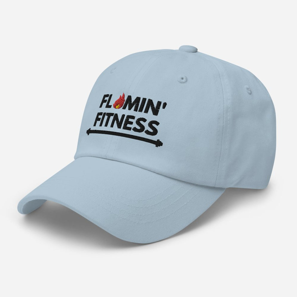 Light Blue Baseball Cap | Hats, Caps & Beanies — Flamin' Fitness