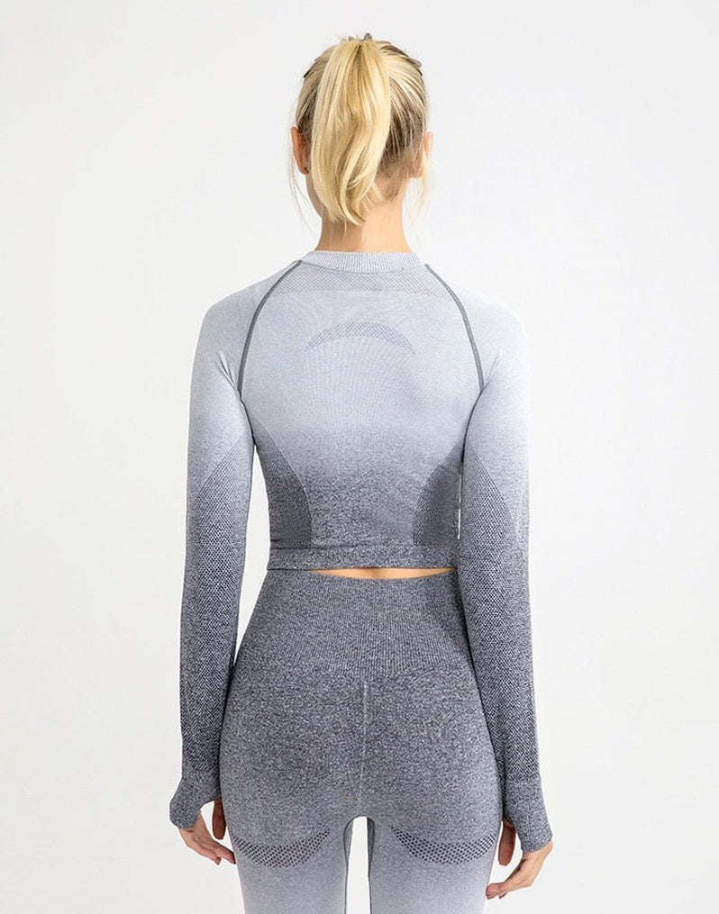 Seamless Ombre Complete Gym Set | Women's Gym Sets — Flamin' Fitness